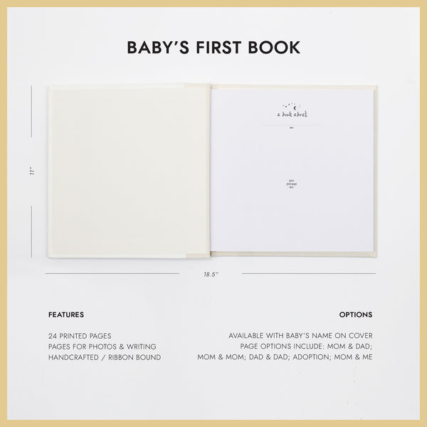 Baby’s First Book | Personalized Baby Memory Book | Rag & Bone Bindery