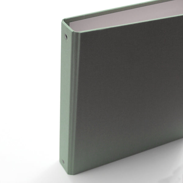 Large Photo Binder For 4x6 Photos | Cover: Jade Green Cotton | Availab ...