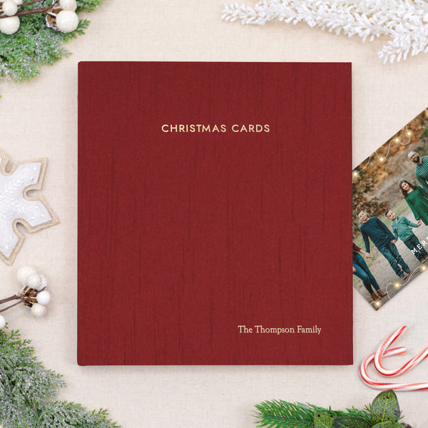 Christmas Card Album - Rag & Bone Bindery