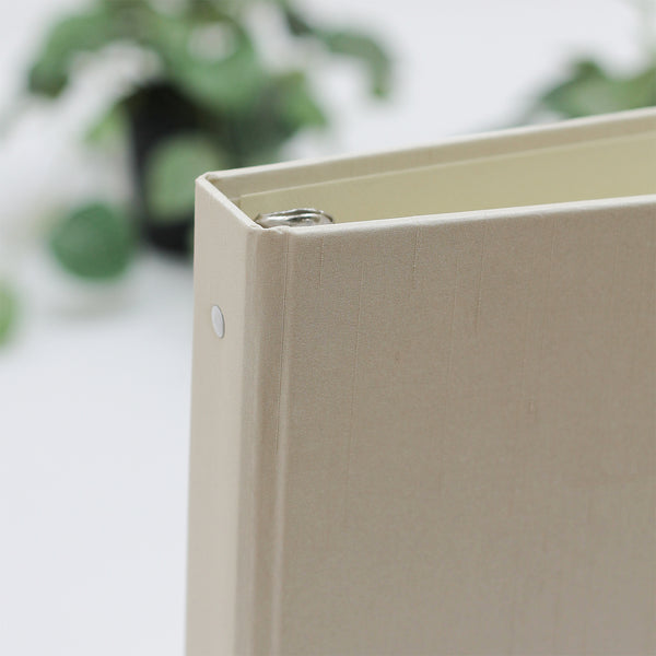 Holiday Card Album | Cover: Champagne Silk | Embossed with “Holiday Ca ...