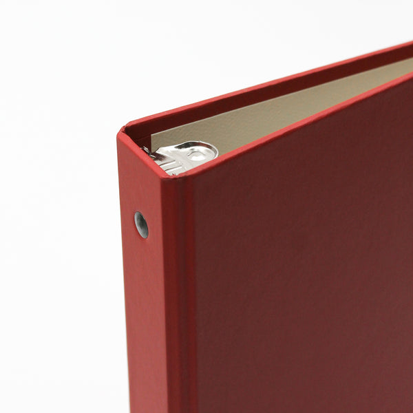 Medium Photo Binder For 4x6 Photos | Cover: Red Vegan Leather | Availa ...