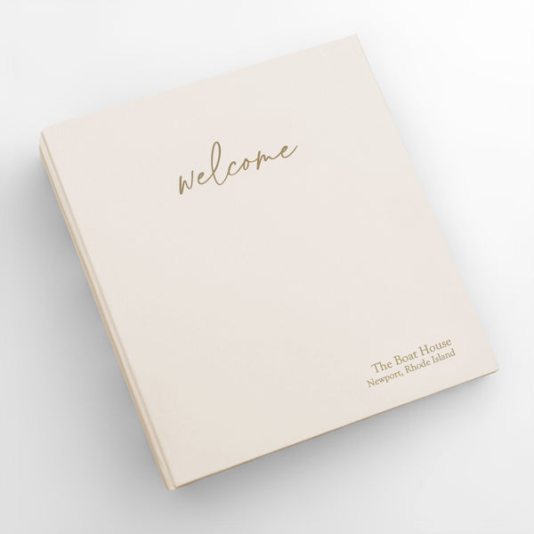 Welcome Binder - Rag & Bone Bindery