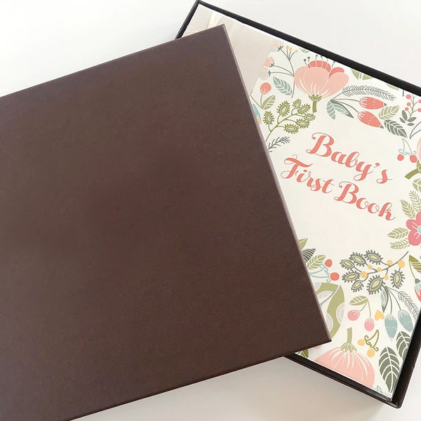 Gift Box for Baby's First Book | Fits all Baby Books - Rag & Bone Bindery