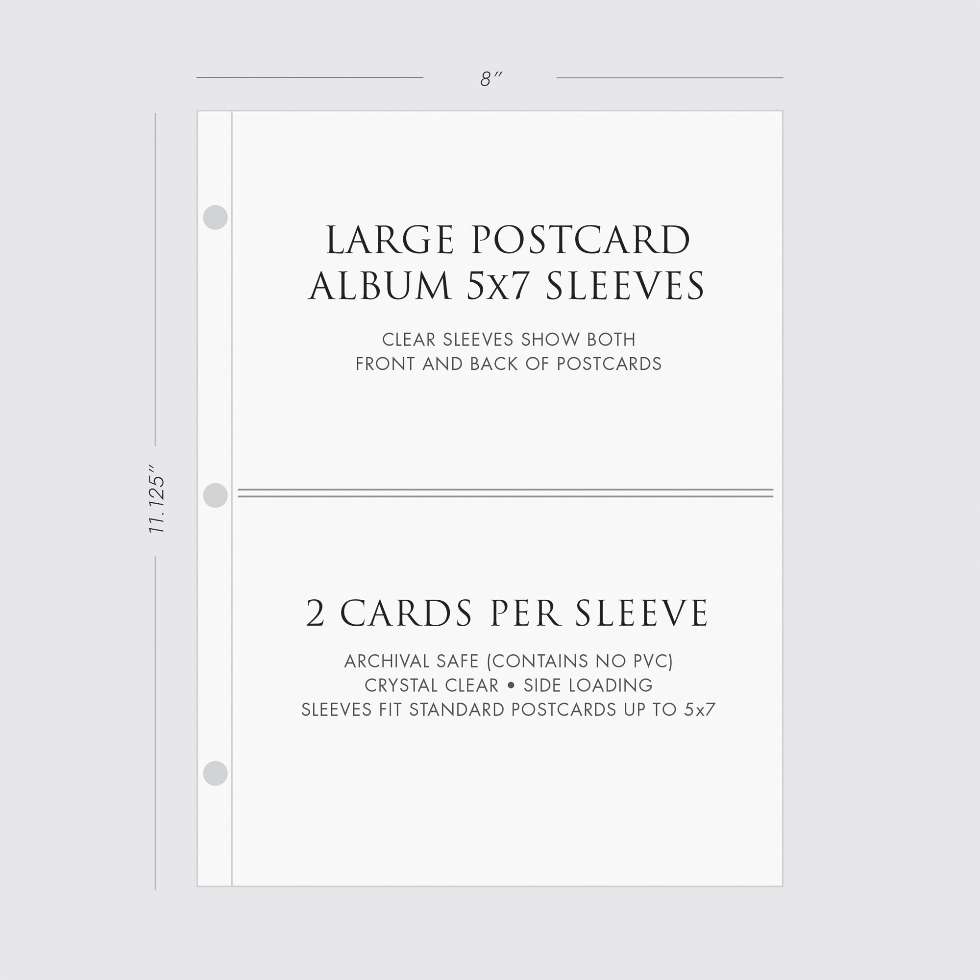 Large Postcard Album | Cover: Natural Linen | Available Personalized ...