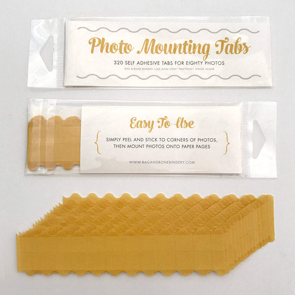 Photo Mounting Tabs - Rag & Bone Bindery