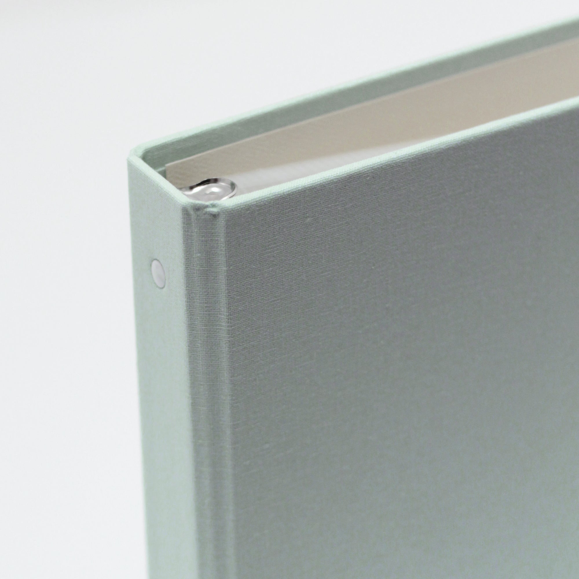 Medium Photo Binder For 4x6 Photos | Cover: Light Blue Cotton | Availa ...