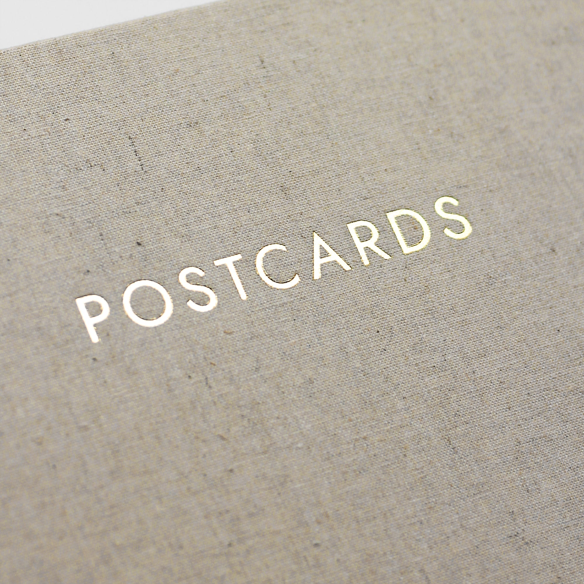 Medium Postcard Album | Cover: Natural Linen | Available Personalized ...