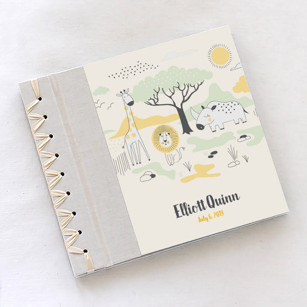Personalized Baby's First Book Savanna - Rag & Bone Bindery